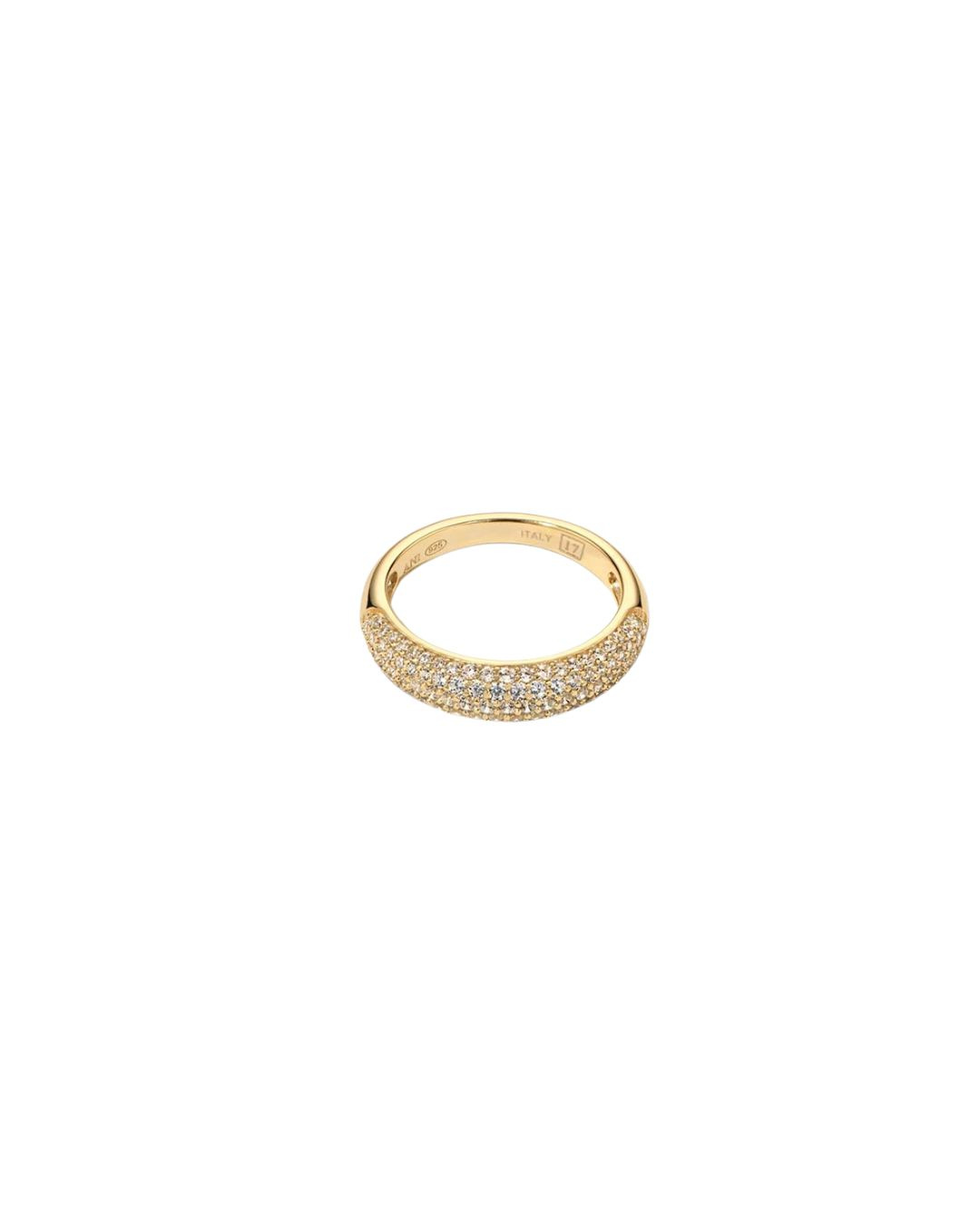 Half Pave Ring Gold Ringe Shop